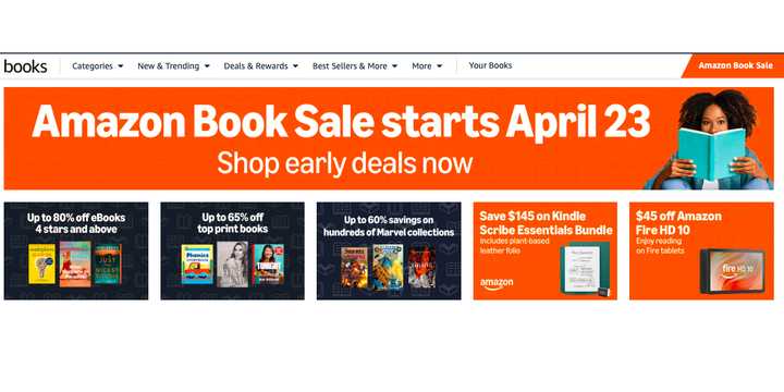 Amazon’s Annual Book Sale Returns April 23–28: Save Big On Bestsellers ...