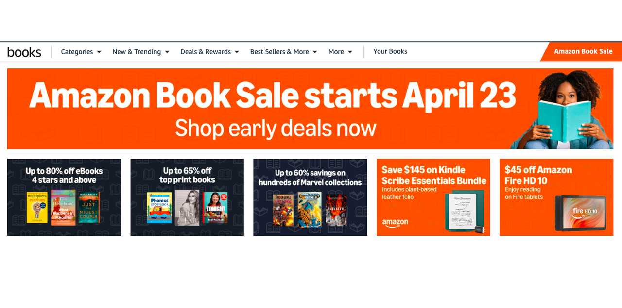 Amazon’s Annual Book Sale Returns April 23–28: Save Big On Bestsellers ...