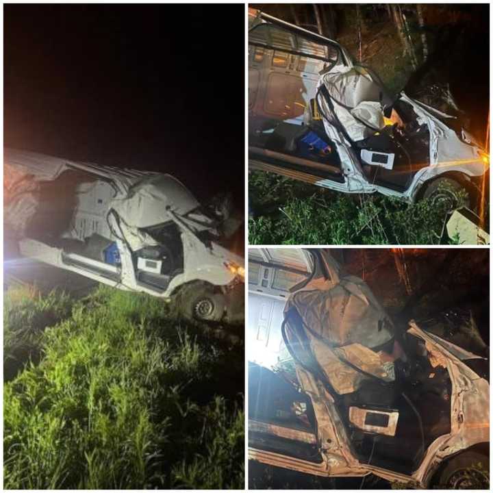 Drunk Amazon Driver Flips Delivery Van After Smashing Utility Pole in ...