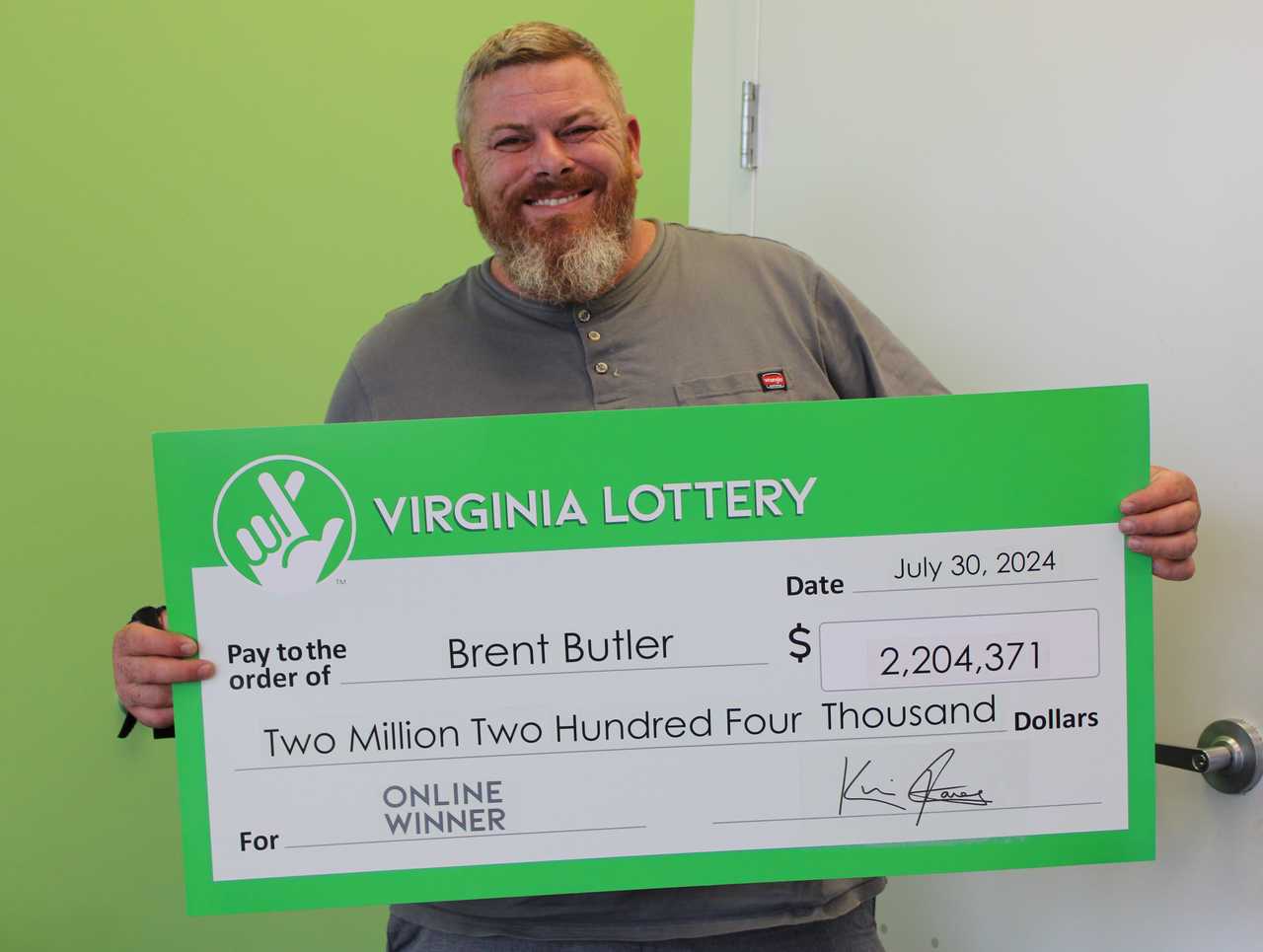 Home Contractor In Virginia Claims $2.2M Lottery Jackpot After String ...