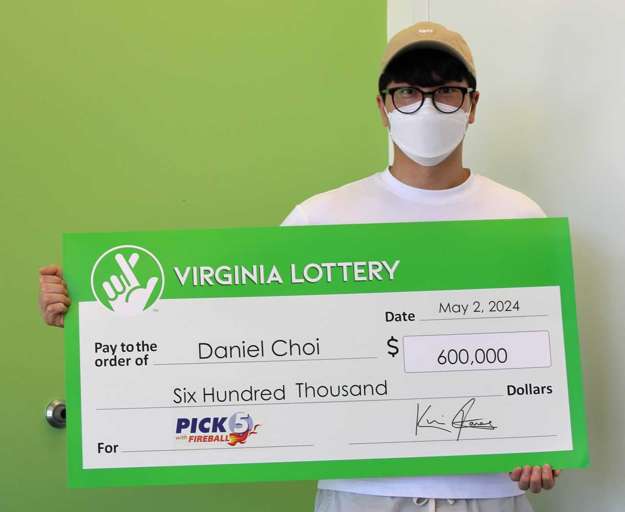 Fairfax County Man Wins $600K Playing VA Lottery's Pick 5 | Fairfax ...