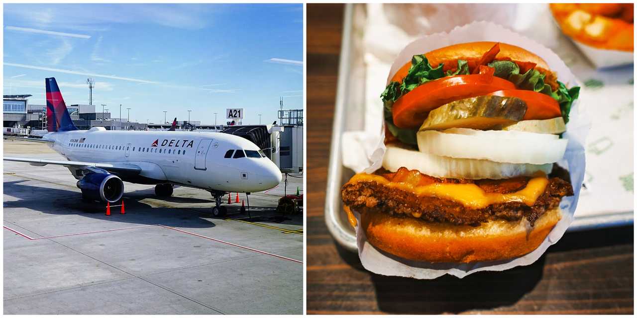 Shake Shack Burgers Available On Delta Flights From Nyc-area Airport ...