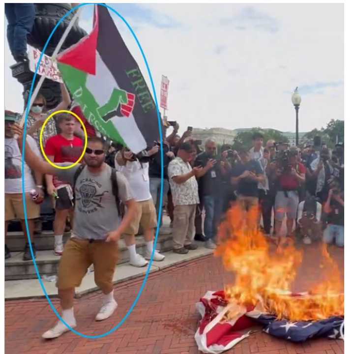 Protester Who Sparked Outrage, Burned American Flag During DC ...