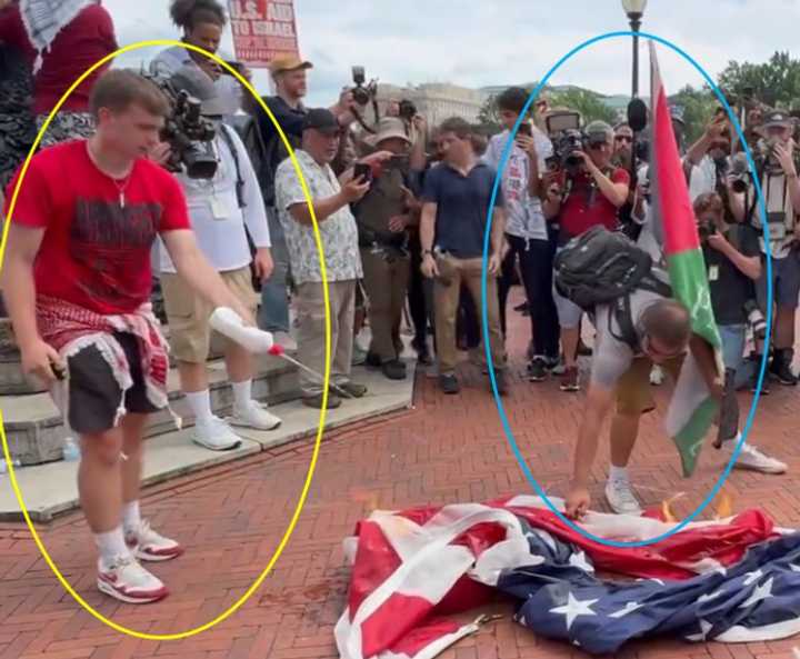 'Burn That Sh—!' DC Protester Who Torched American Flag Learns Fate In ...