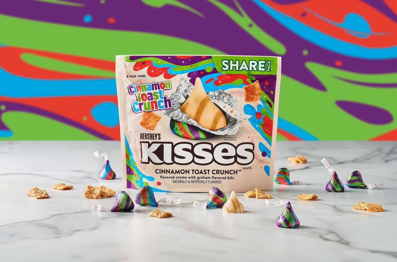 Hershey's Kisses Get Sweet Twist With New Cinnamon Toast Crunch Flavor ...