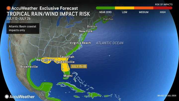 Tropical Activity Picking Up Along East Coast: Here's Latest ...