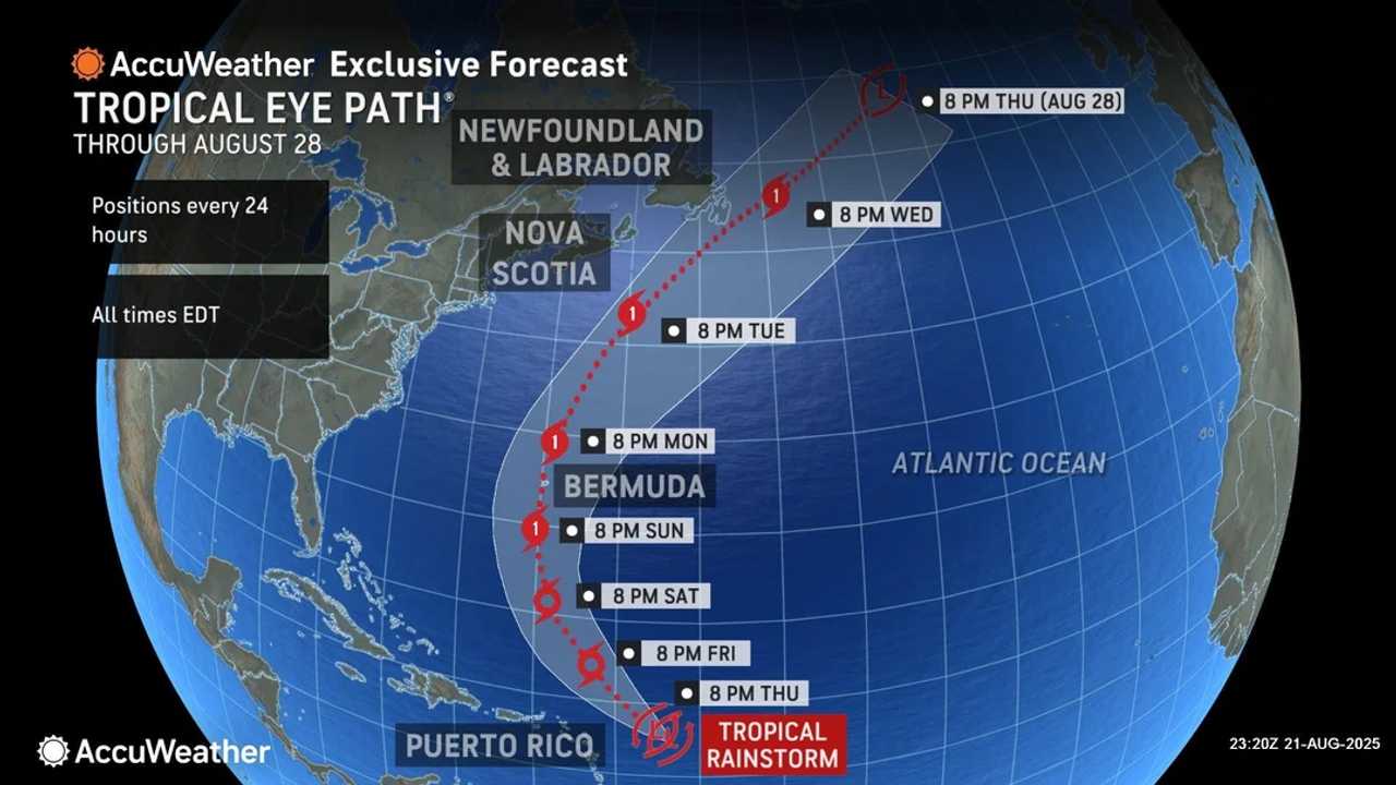 New System Expected To Become Tropical Storm Forms In Atlantic: Here's Predicted Path | Canaan ...