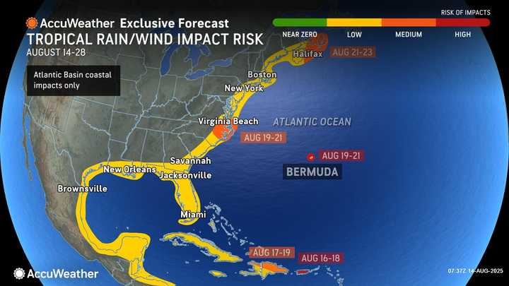 New Update: Tropical Storm Erin Nears Major Hurricane Status As East Coast Eyes Impact ...