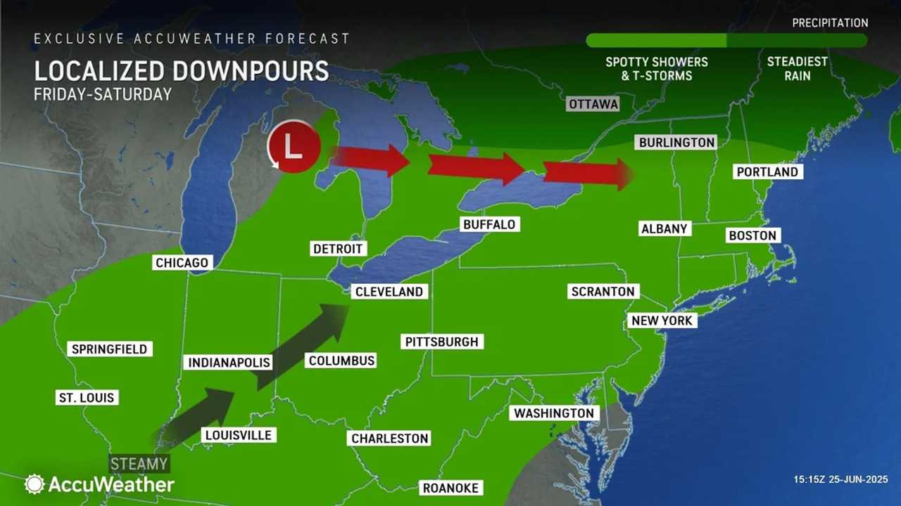 Change In Weather Pattern Will Bring Days Of Downpours, Shift In Temps ...