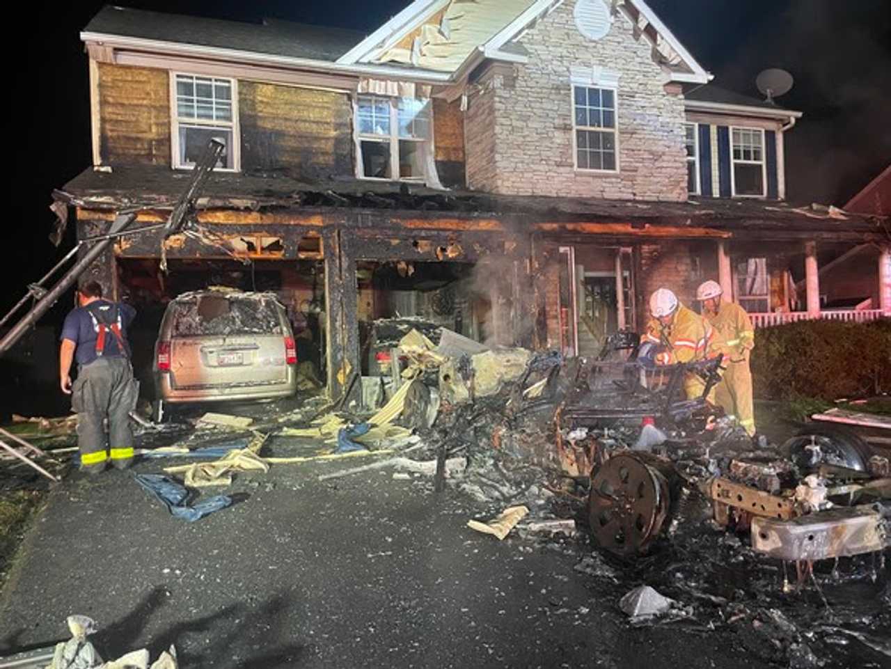 Homeowner Burned After Electric Vehicle Catches Fire, Spreads To Garage ...