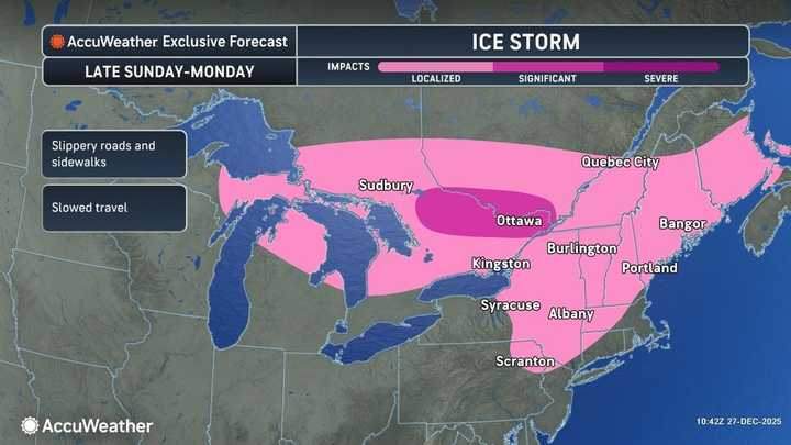 Widespread Ice Accumulation Now Expected In Northeast From New Winter ...
