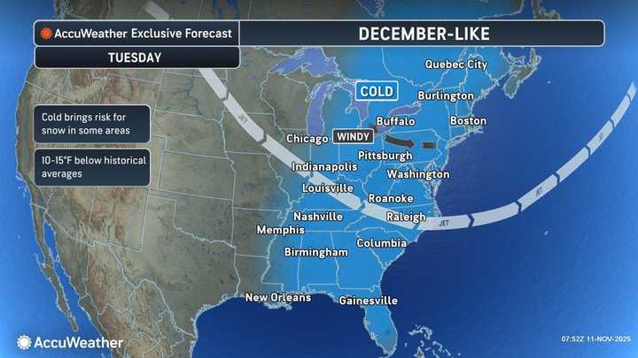 First Snowflakes Of Season Reported In NYC's Central Park As Blast Of ...