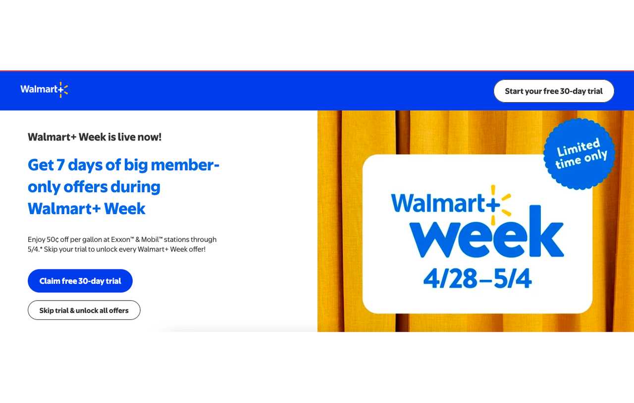 Try Walmart+ Free For 30 Days During Walmart+ Week | Northbridge Daily ...